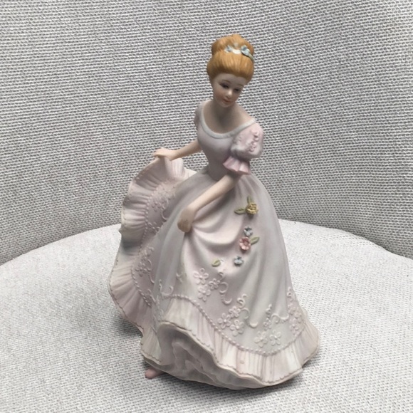 Homco | Art | Homecoming Home Interiors Masterpiece 993 Porcelain Lady ...